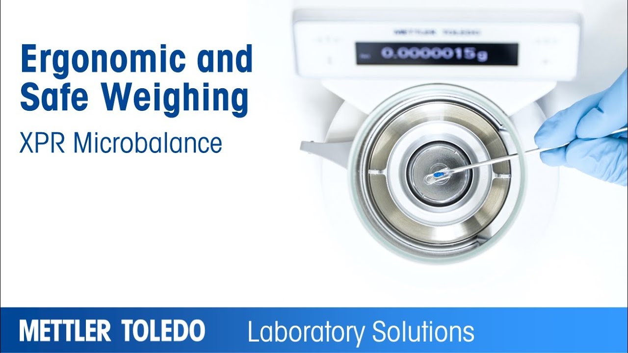 Efficient and Safe Weighing with the XPR Microbalance - YouTube