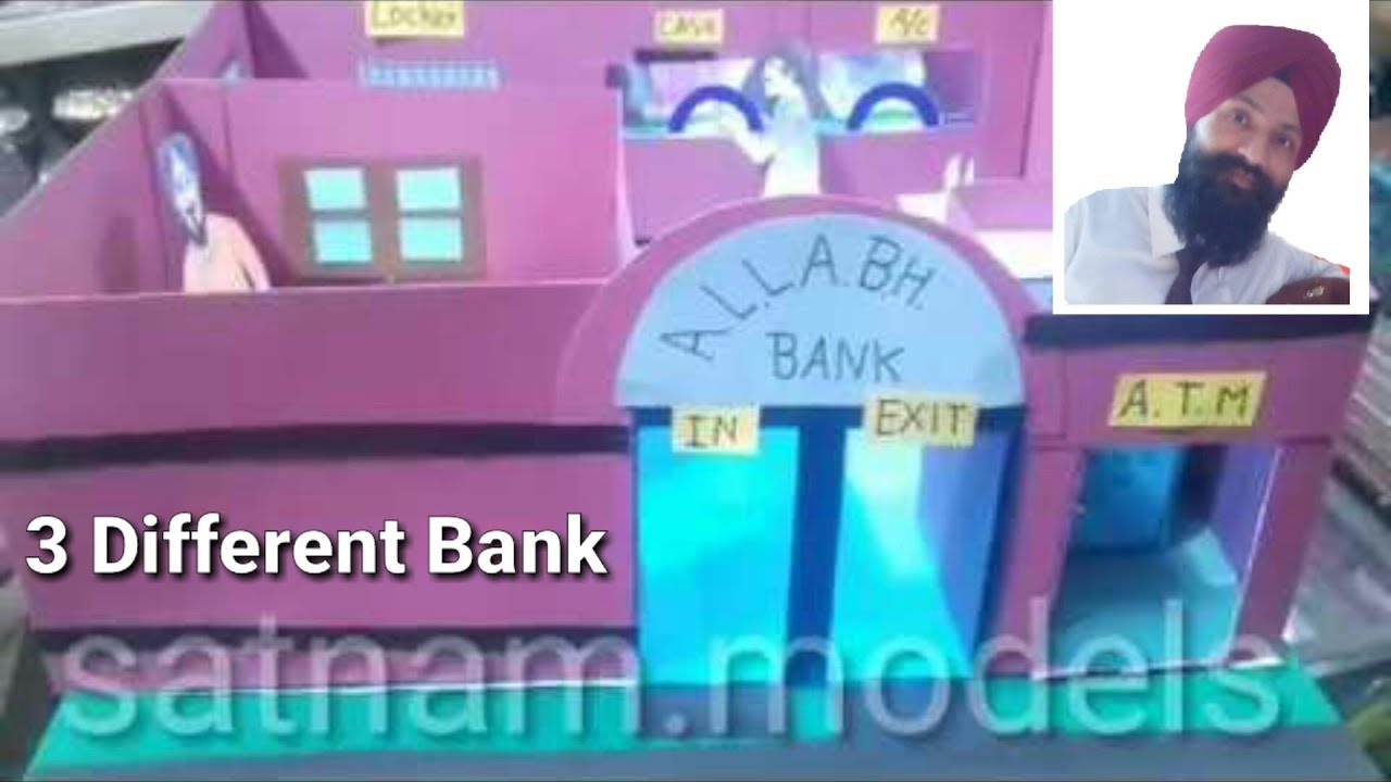 Bank model for school || bank model for exhibition || bank model for b ...