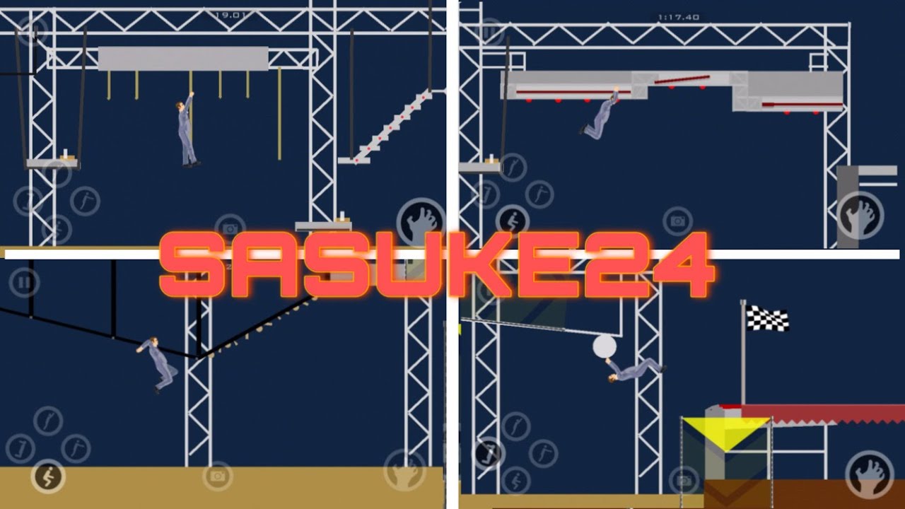 Happy WheelsでSASUKE 24回3rd Stage - YouTube