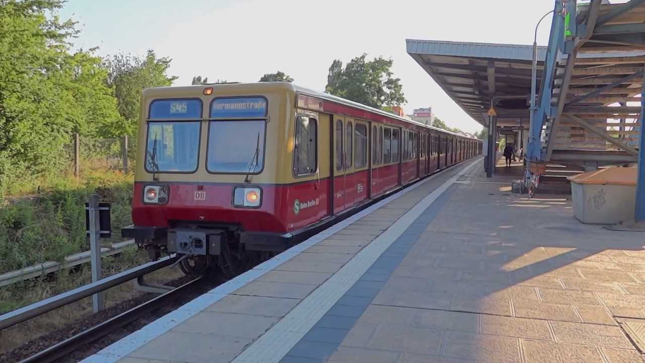 S-Bahn Berlin: Baureihe 485 in Grünbergallee (S45) [1080p ᴴᴰ] - YouTube