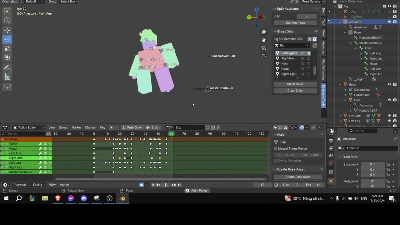 Roblox blender animation #3 - YouTube