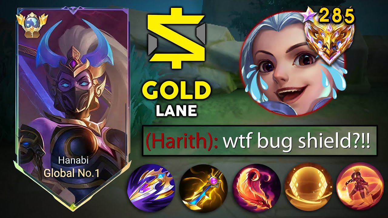 HOW TO EASILY COUNTER STRONG HARITH IN GOLD LANE USING HANABI🔥 (hanabi ...
