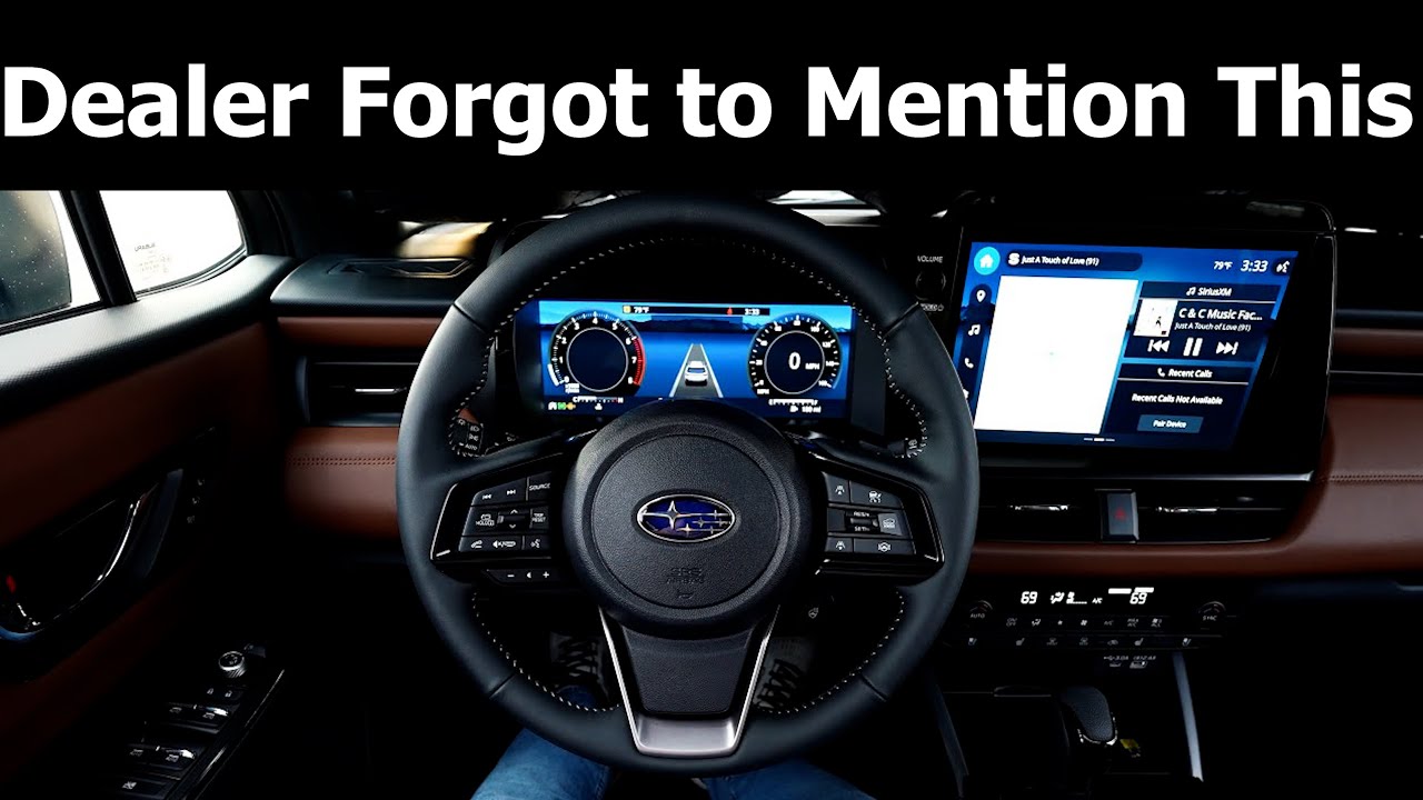 2026 Subaru Outback Controls Explained — Dashboard, Steering Wheel ...