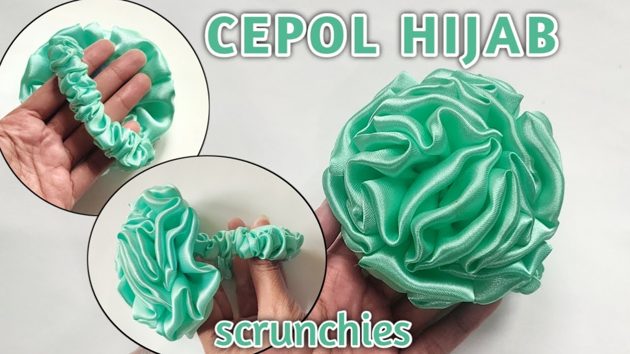 Tutorial Cepol Hijab | Cepol Hijab Gembul | DIY Puffy Scrunchies - YouTube