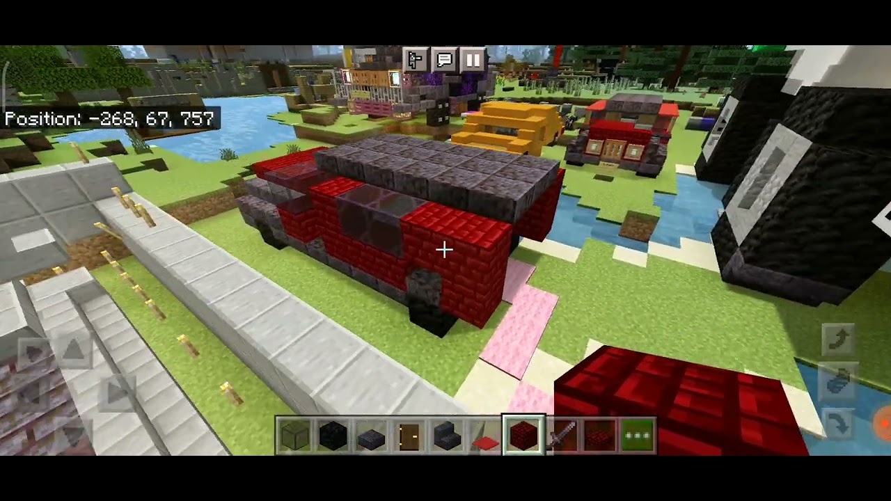 how to make Mahindra Thar in Minecraft by ZEBRAKING - YouTube