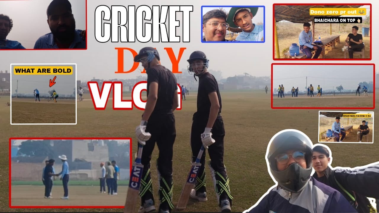 😱 Krish & Prateek 0 Par OUT! 🤯 Cricket Ya Bad Luck? 😆🔥 | Ultimate Cricket Vlog 🏏 - YouTube