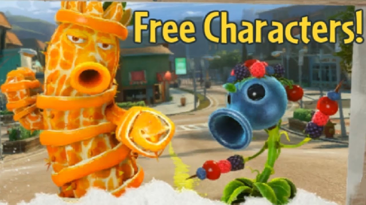 PVZ: Garden Warfare - Free DLC Characters! Berry Shooter + Citrus ...