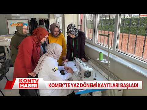 KOMEK'te yaz dönemi kayıtları başladı