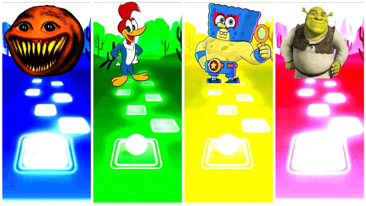 Horror Annoying Orange 🆚 Woody Woodpecker 🆚 Spongbob SquarePants 🆚 ...