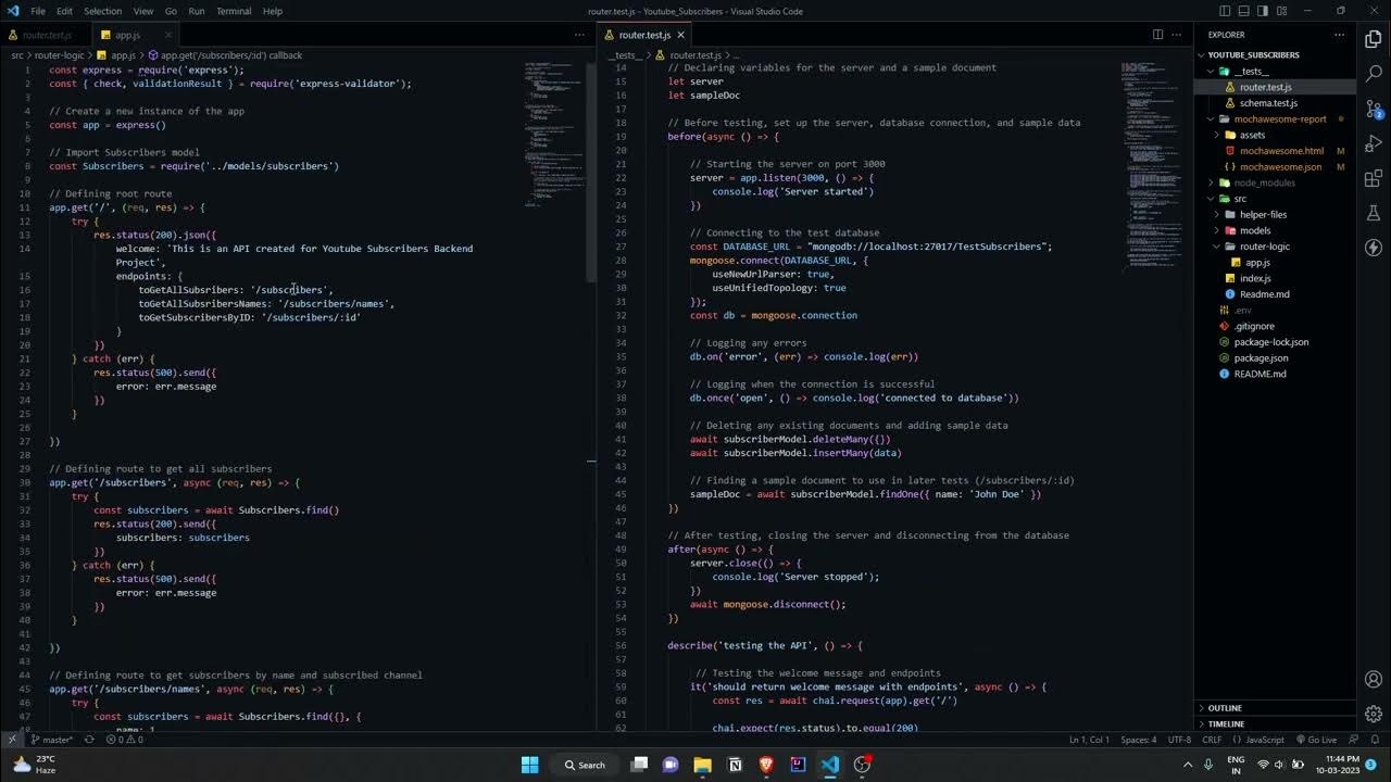 Youtube Subscribers Backend Project By Almabetter Youtube
