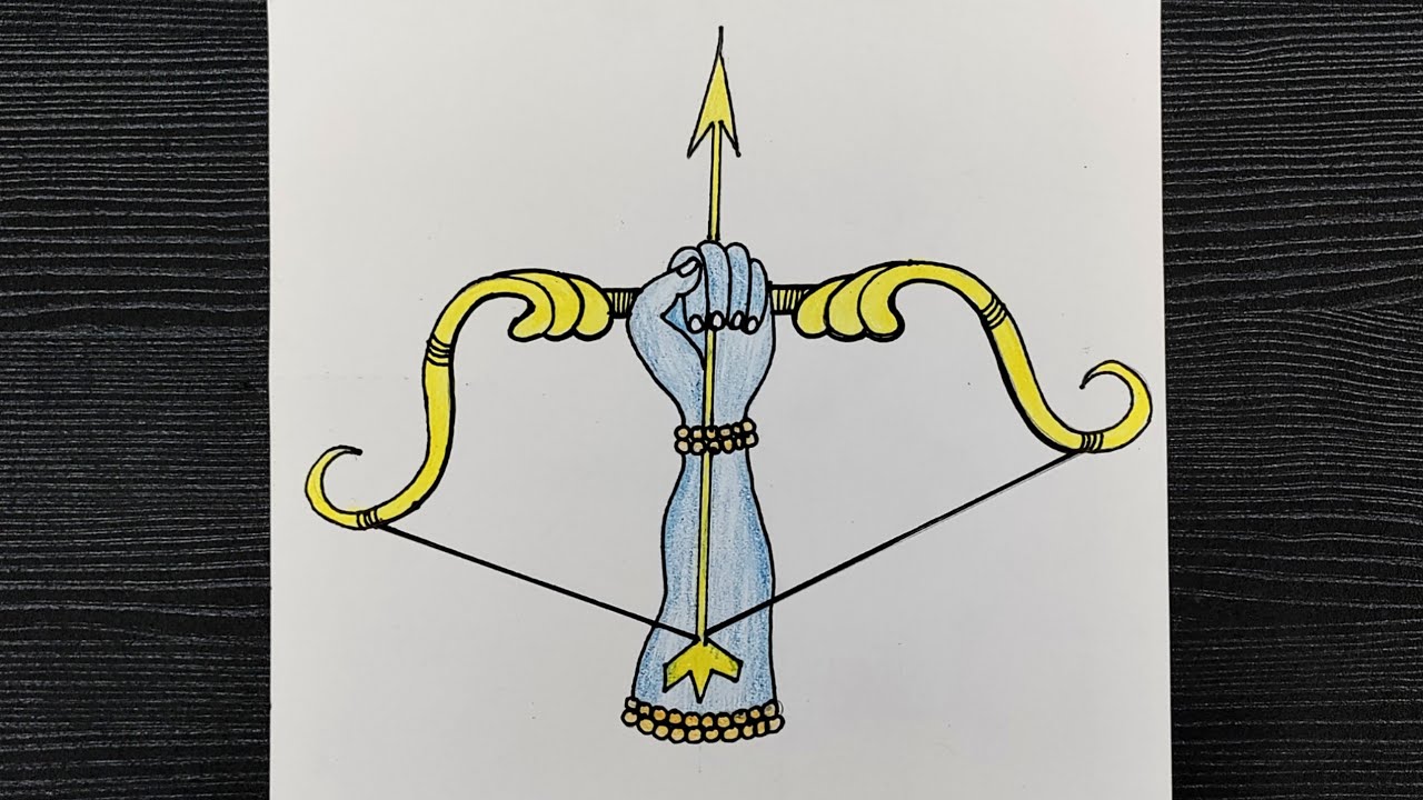 Dussehra Special Drawing // Happy Dussehra Drawing // Kids Drawing ...