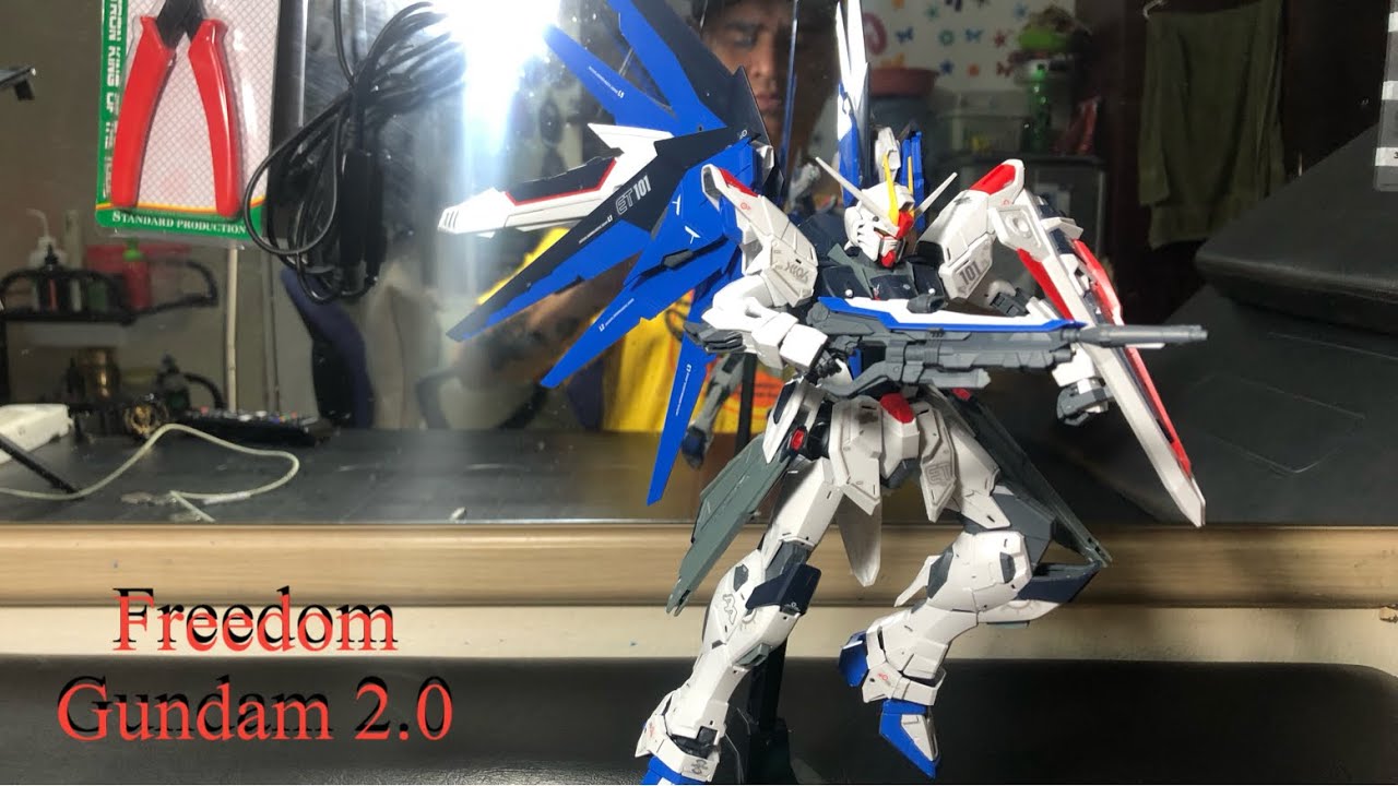 Freedom Gundam 2.0 || my collection of gundam - YouTube