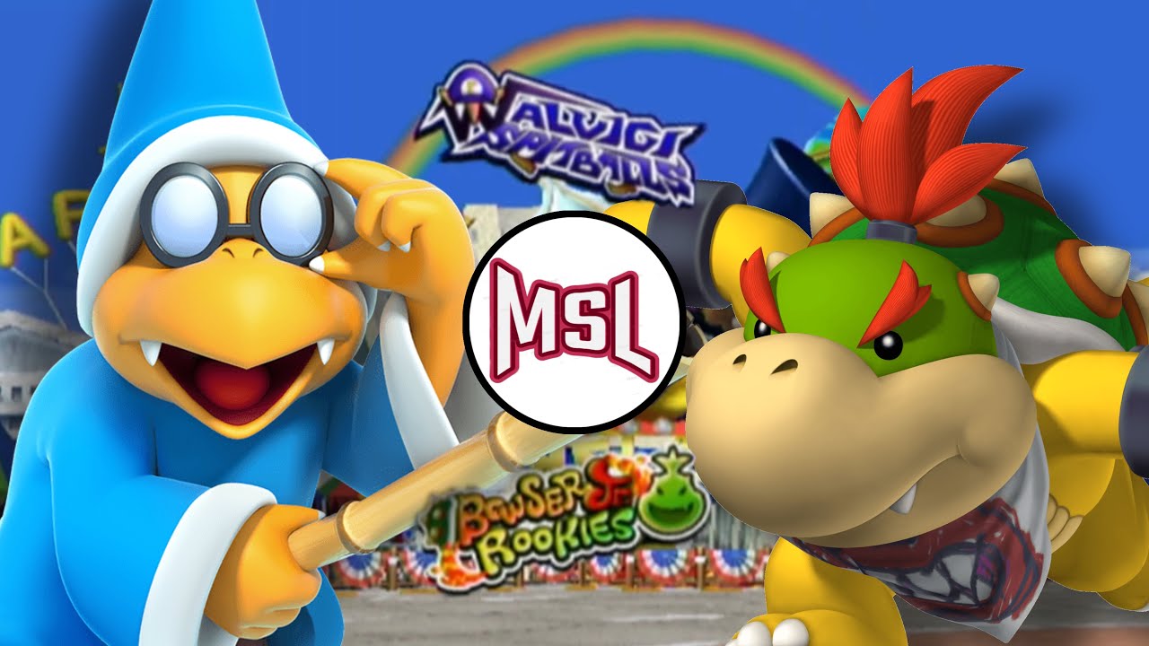 PABLO CRASHES THE ROOKIES SEASON? Waluigi Spitballs VS Bowser Jr ...