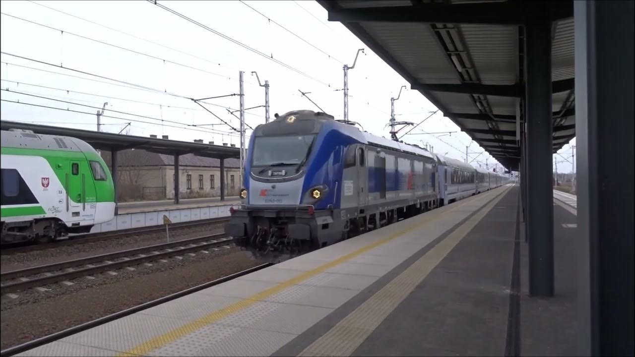 3 pociągi na stacji Łowicz Główny 4.03.2023. - YouTube