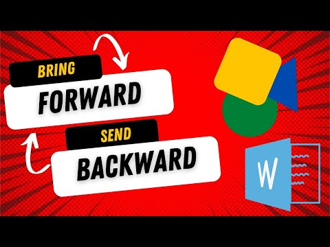 Bring Forward and Send Backward in MS Word - YouTube