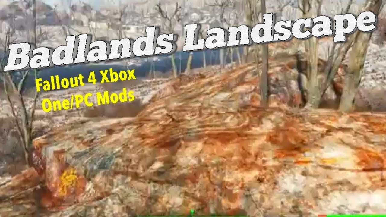 Badlands Landscape Fallout 4 Xbox One/PC Mods - YouTube