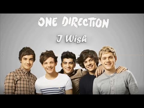 【中英】One Direction_I Wish [動態歌詞] - YouTube