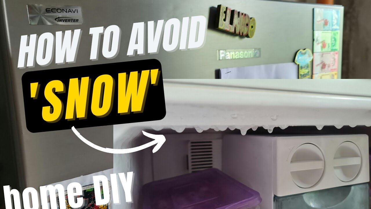 How to Avoid 'Snow', Dew, Frost in Your Refrigerator | DIY Repair ...