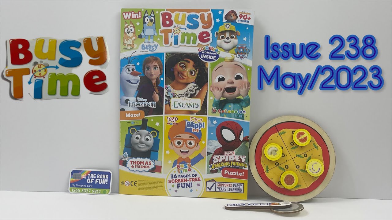 Busy time magazine, issue 238, May/2023 with Pizza playset! 🍕 - YouTube