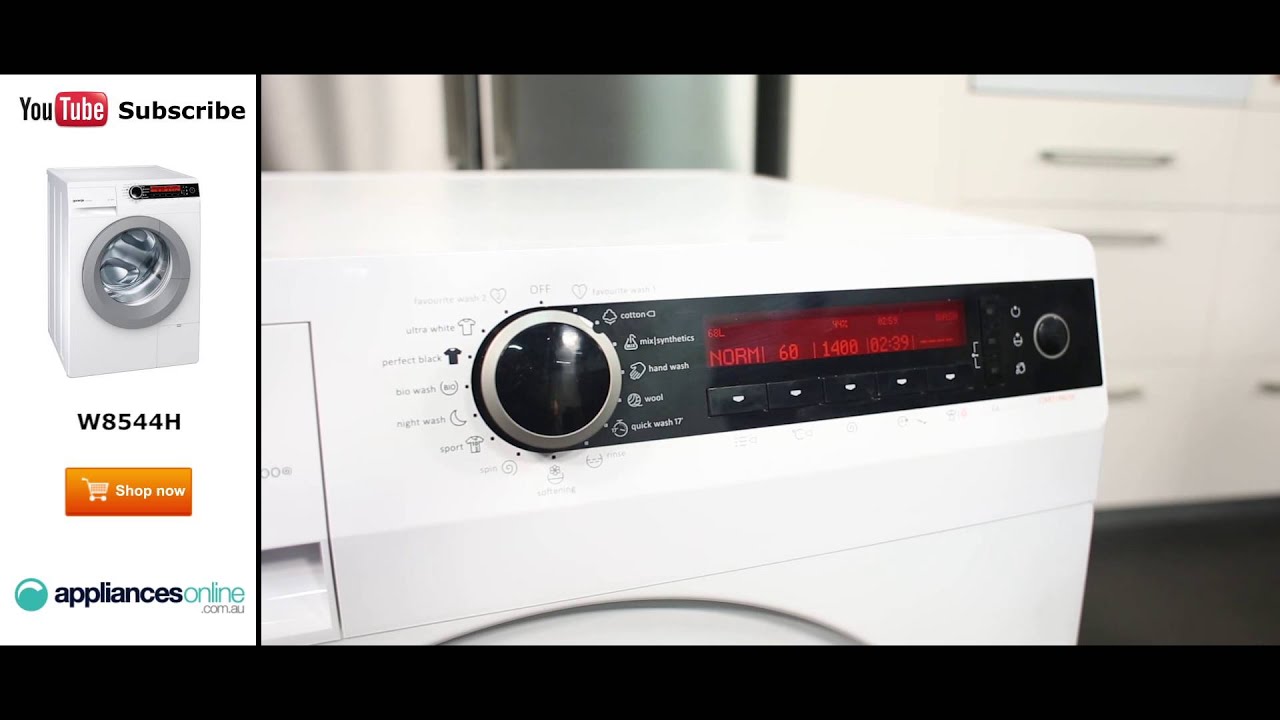 8kg Front Load Gorenje Washing Machine W8844H reviewed by expert ...