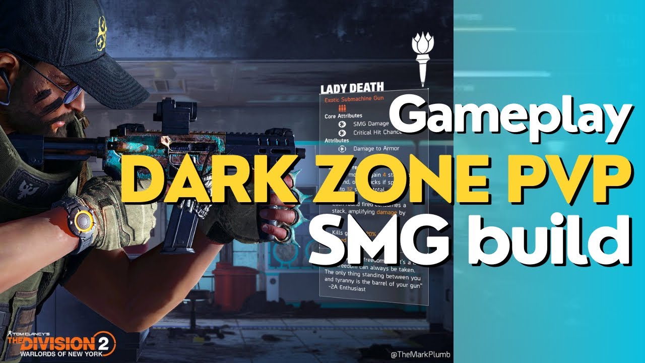 The Division 2 PvP | Dark Zone Gameplay | Lady Death SMG Build 2023 ...