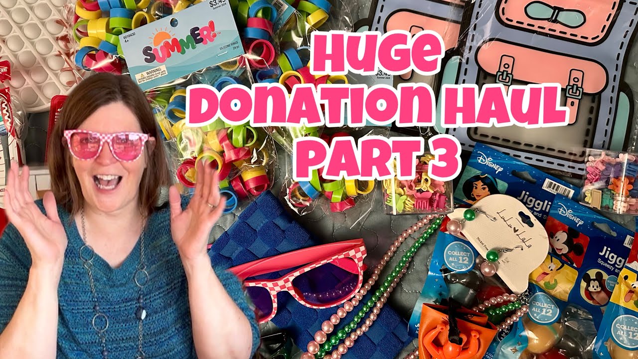 Operation Christmas Child: Huge Donation Haul Part 3 - YouTube