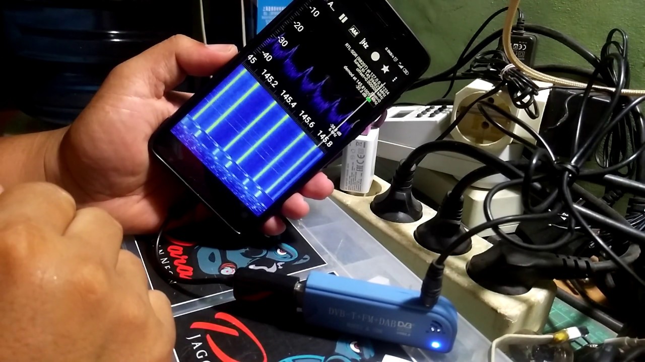 Instalasi dongle rtl-sdr pada hp android - rf analyzer #rtl #sdr # ...