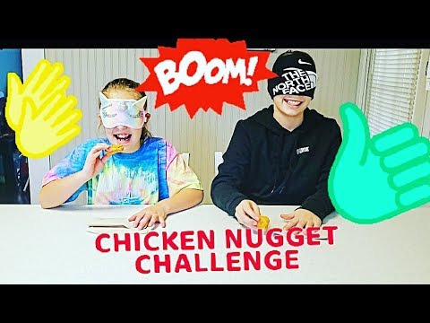 CHICKEN NUGGET CHALLENGE SISTER VS SISTER - YouTube