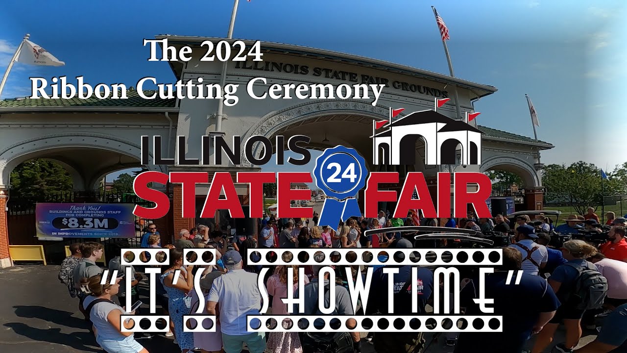Illinois State Fair 2024 Ribbon Cutting Ceremony, August 8, 2024 - YouTube