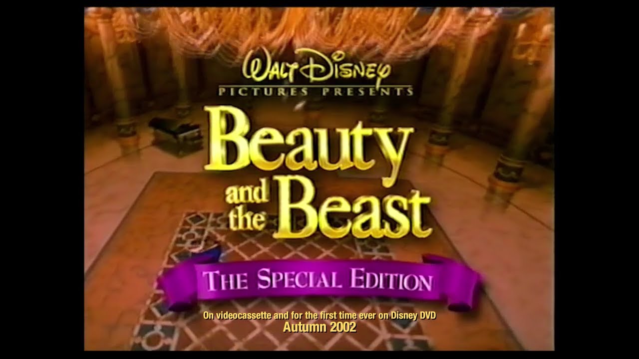 Beauty and the Beast: Special Edition (UK VHS & DVD, 2002) trailer ...