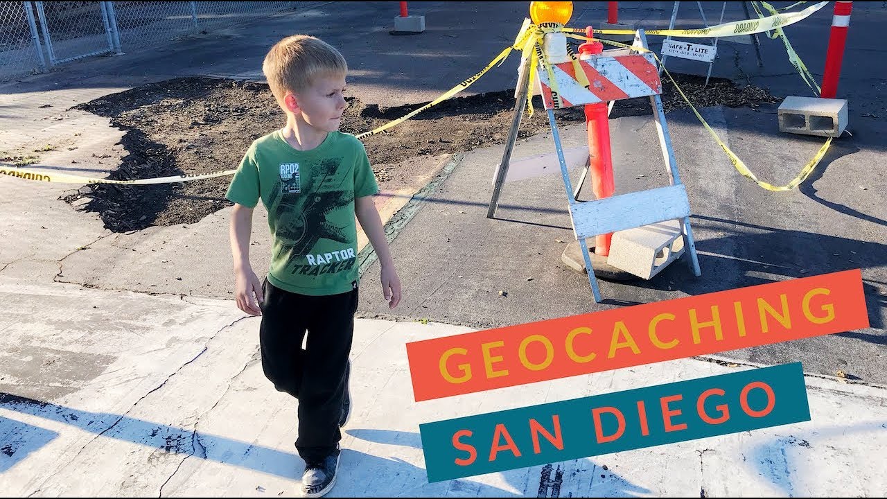 Our first geocache! - YouTube