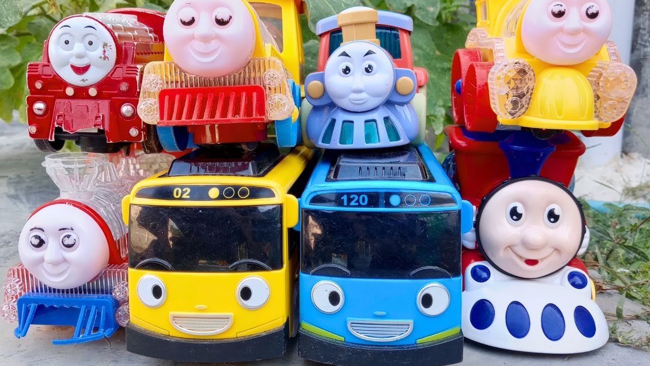 Bertemu Teman Baru Kereta Thomas | Happy Trains | Kereta Sluncur - YouTube