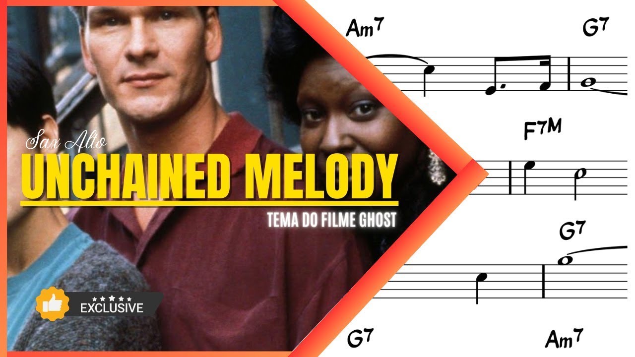 Tema do filme GHOST | SAX ALTO PARTITURA | Unchained Melody - YouTube