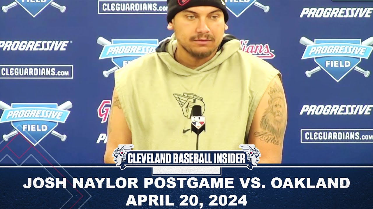 Josh Naylor Talks About His Plate Approach, Guardians News - YouTube