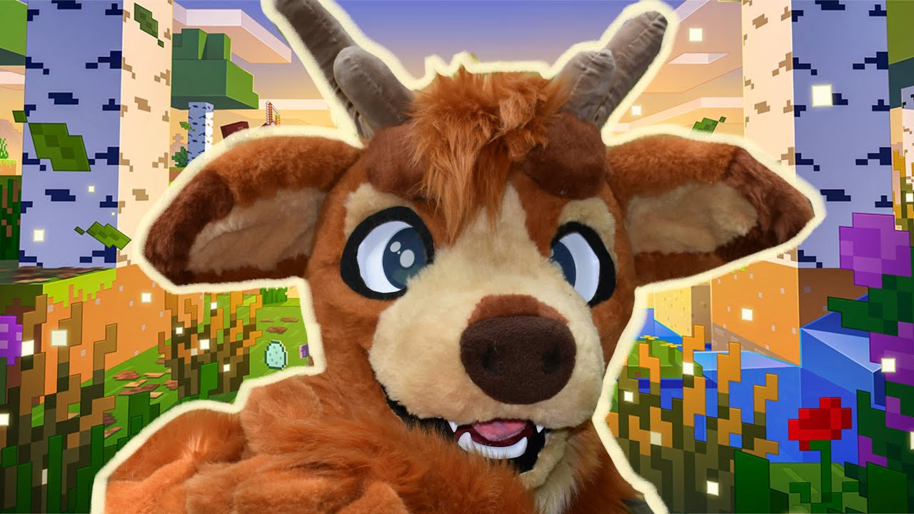 I just beat Minecraft in a Fursuit - YouTube