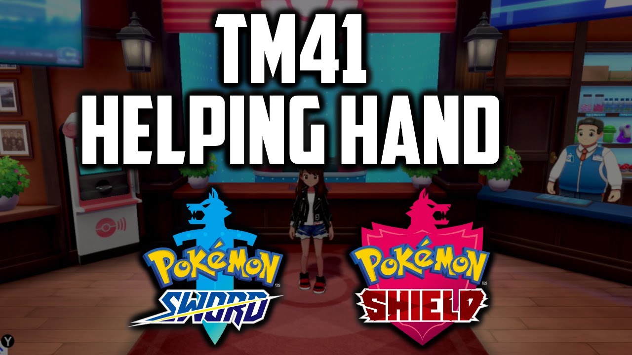 Where to Find TM41 Helping Hand in Pokemon Sword & Shield - YouTube
