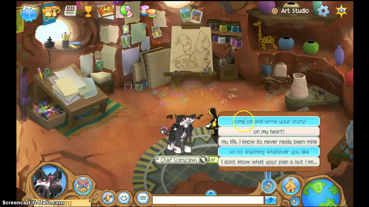 animal jam songs write your story - YouTube