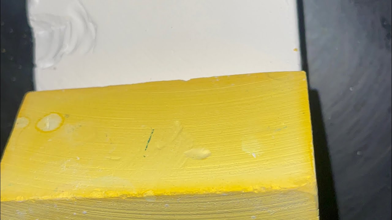 Dyed & Fresh Block | So Satisfying 💛🤍💛 - YouTube