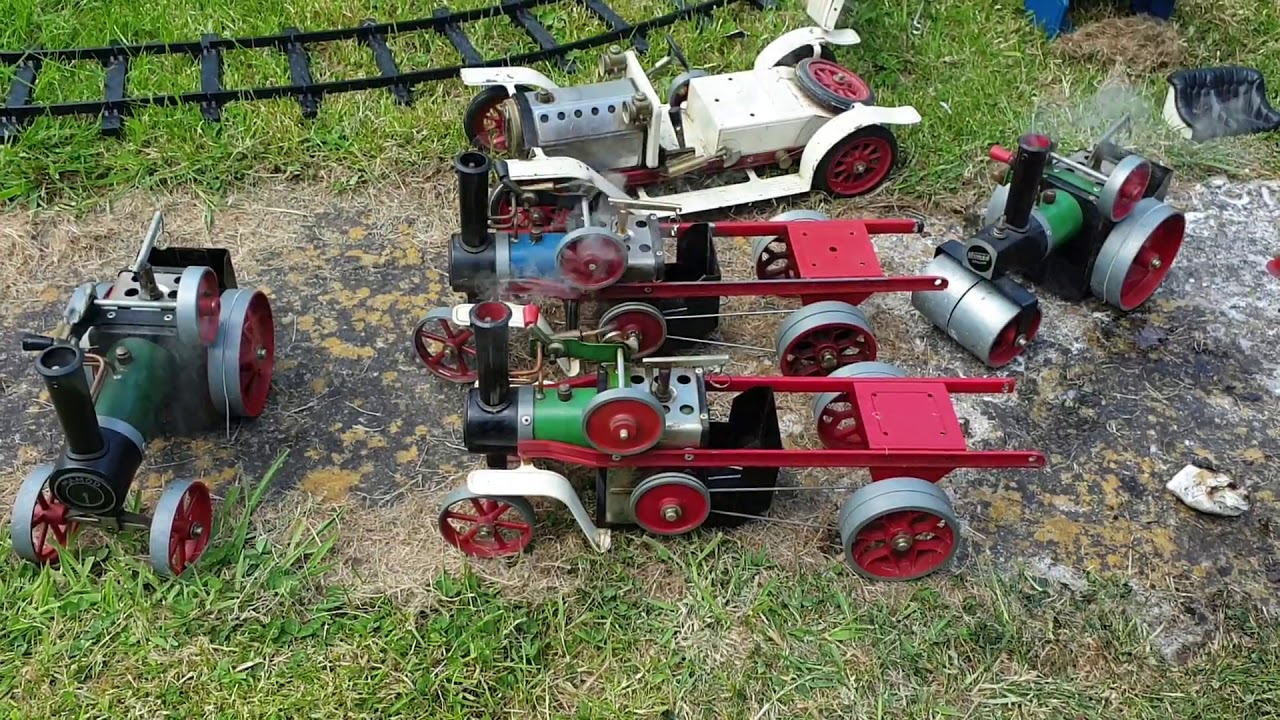 Mamod SW1 X2, Mamod TE1, Mamod SR1and The Mamod Steam Car - YouTube