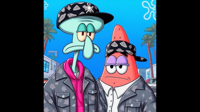 Spongebob Leanbh Agus Patrick Agus Squidward Agus Gaineamh August 9,