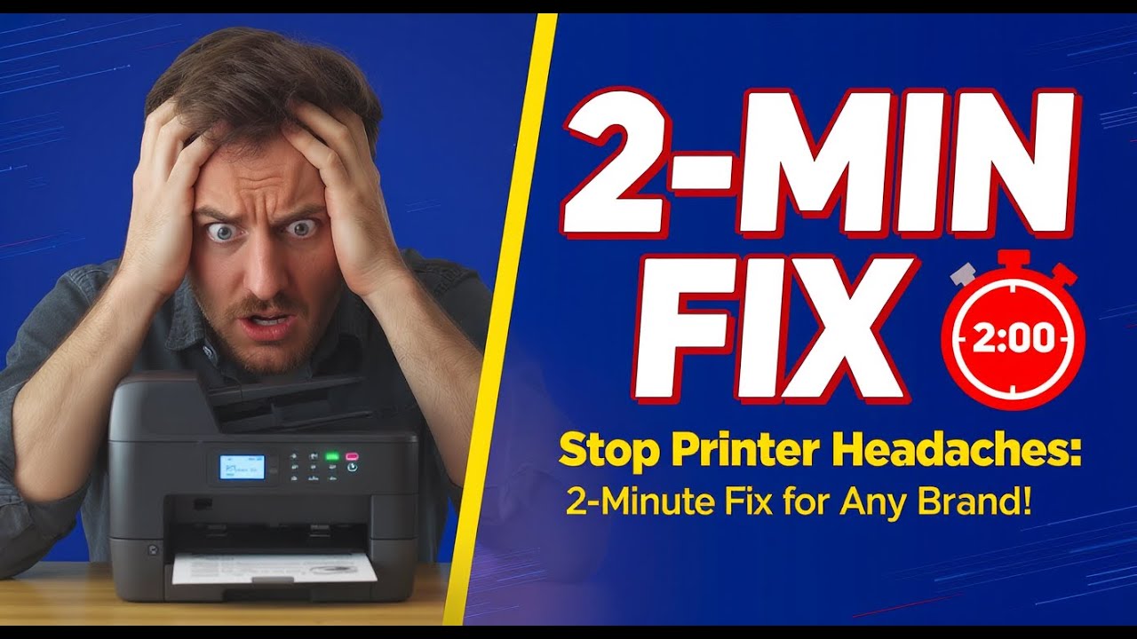 Stop Printer Headaches 2 Minute Fix for Any Brand! - YouTube