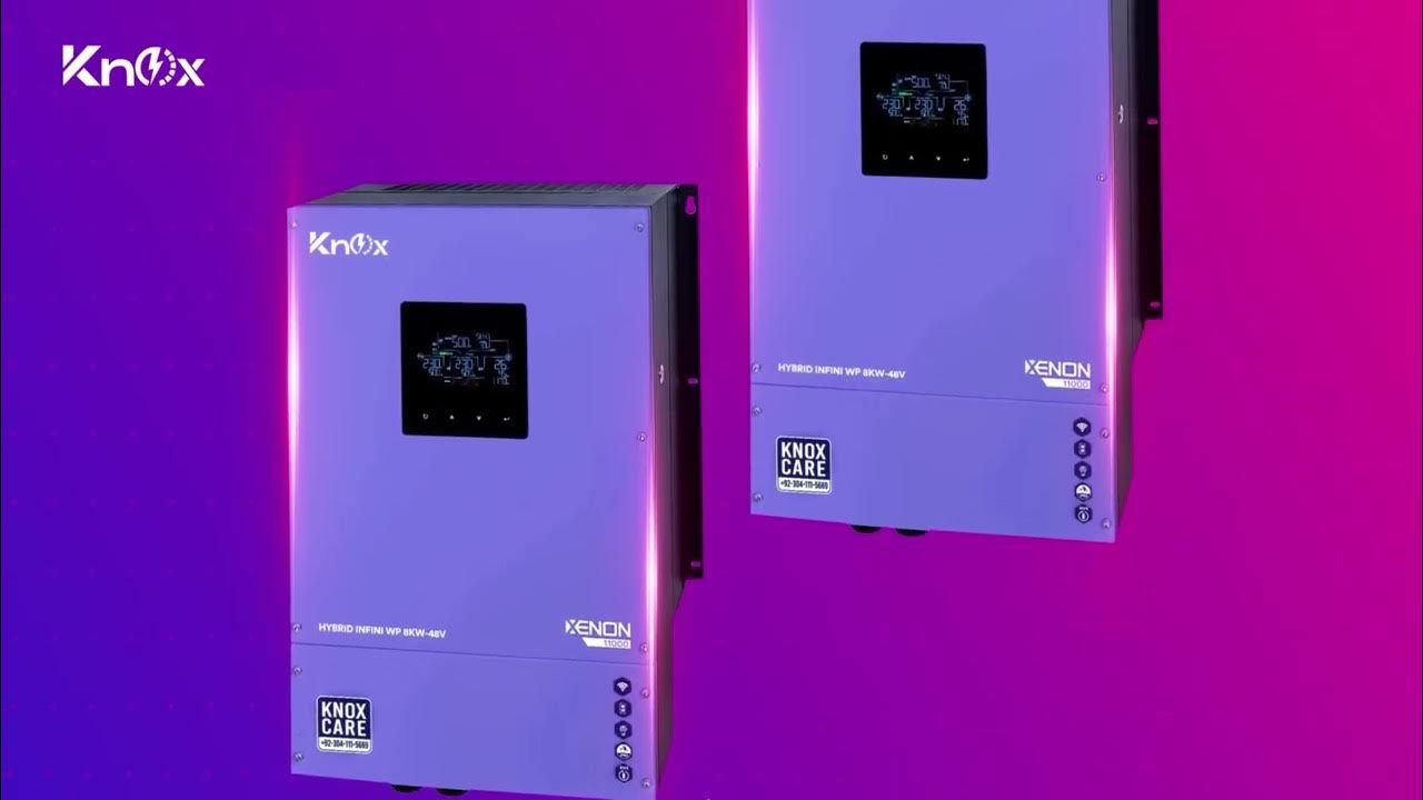 Xenon IP65 8kw Pv11000 Solar Hybrid Inverter Top Brand Knox Dual Voltronic Power - YouTube