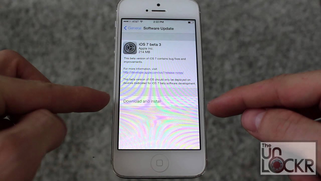 How to Update to the Latest iOS 7 Beta on Your iPhone - YouTube
