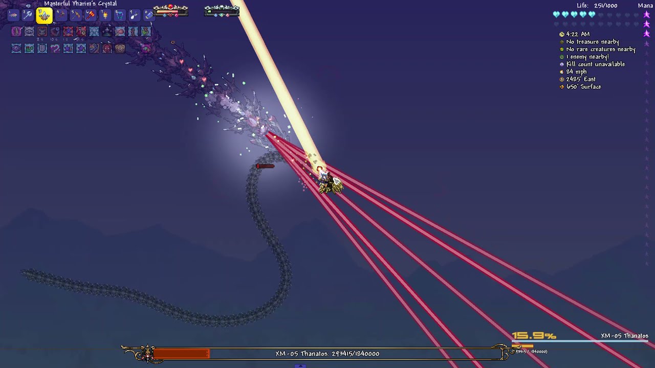 Terraria Calamity Mod - Draedon Exo Mechs Full Fight - Revengeance Mode ...