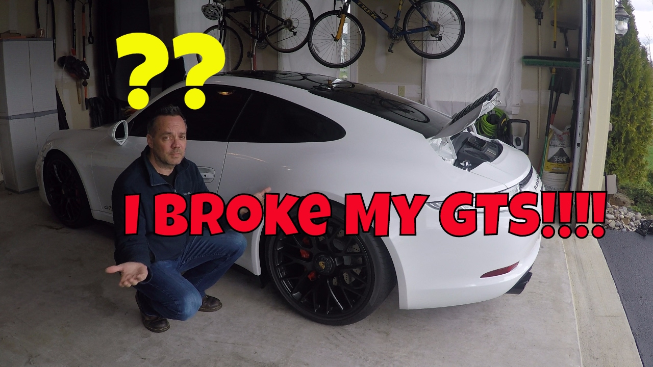 I Broke My Porsche 991 GTS!!!! Porsche PADM Active Dynamic Mount Fail ...
