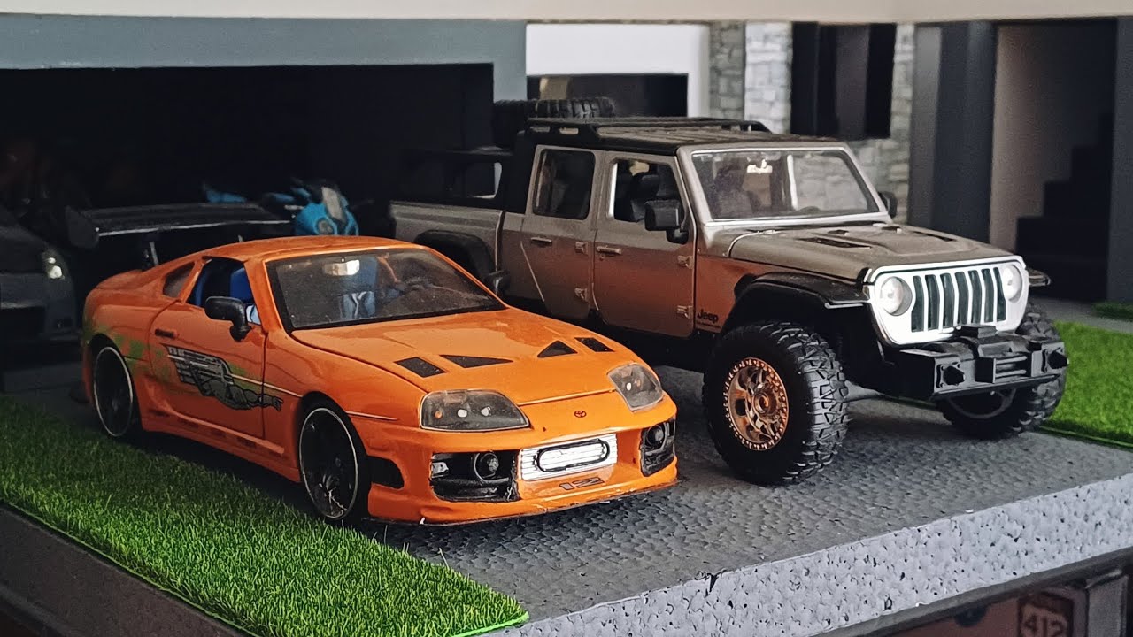 EL NUEVO GARAGE DE LOS AUTOS A ESCALA 1/24 || ED CARS - YouTube