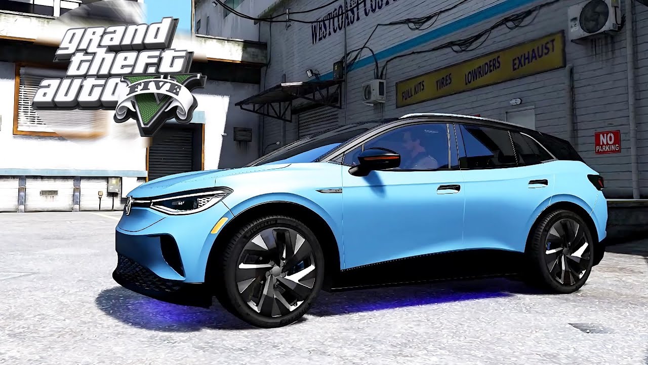 Volkswagen ID4 EV Shines in GTA V | Awesome Showcase - YouTube
