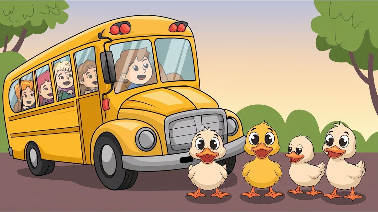 Wheels on the Bus & 5 Little Ducks | Fun Nursery Rhyme Compilation for ...
