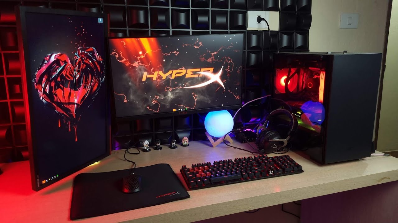 MEU SETUP GAMER FULL HYPERX! - YouTube