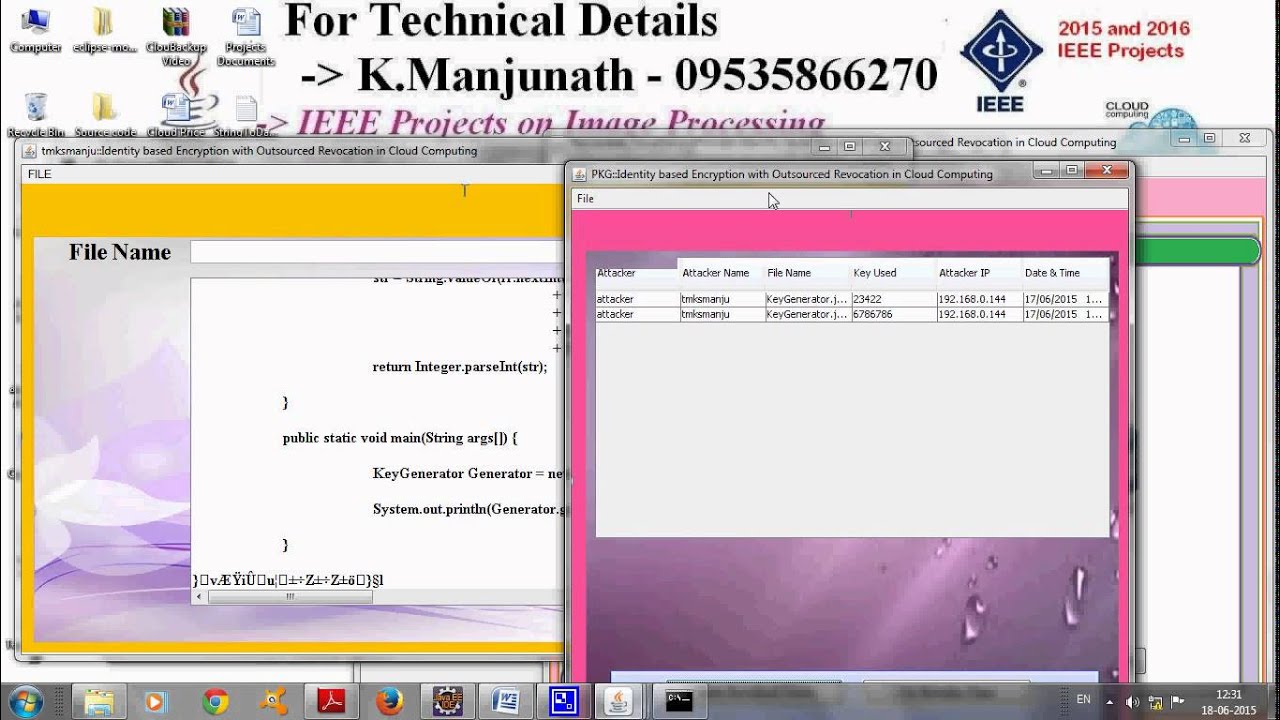 Identity based Encryption with Outsourced Revocation in Cloud Computing - YouTube